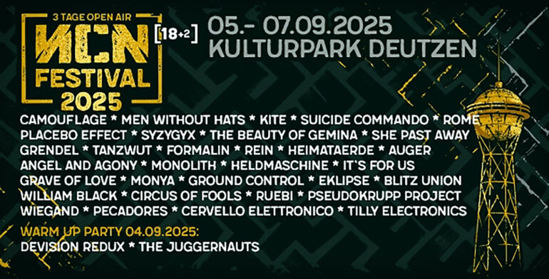 NCN Festival 2025 - Nocturnal Culture Night: Das musikalische Dark Highlight des Spätsommers ...
